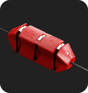 Cable floats for long-lasting protection of cable systems